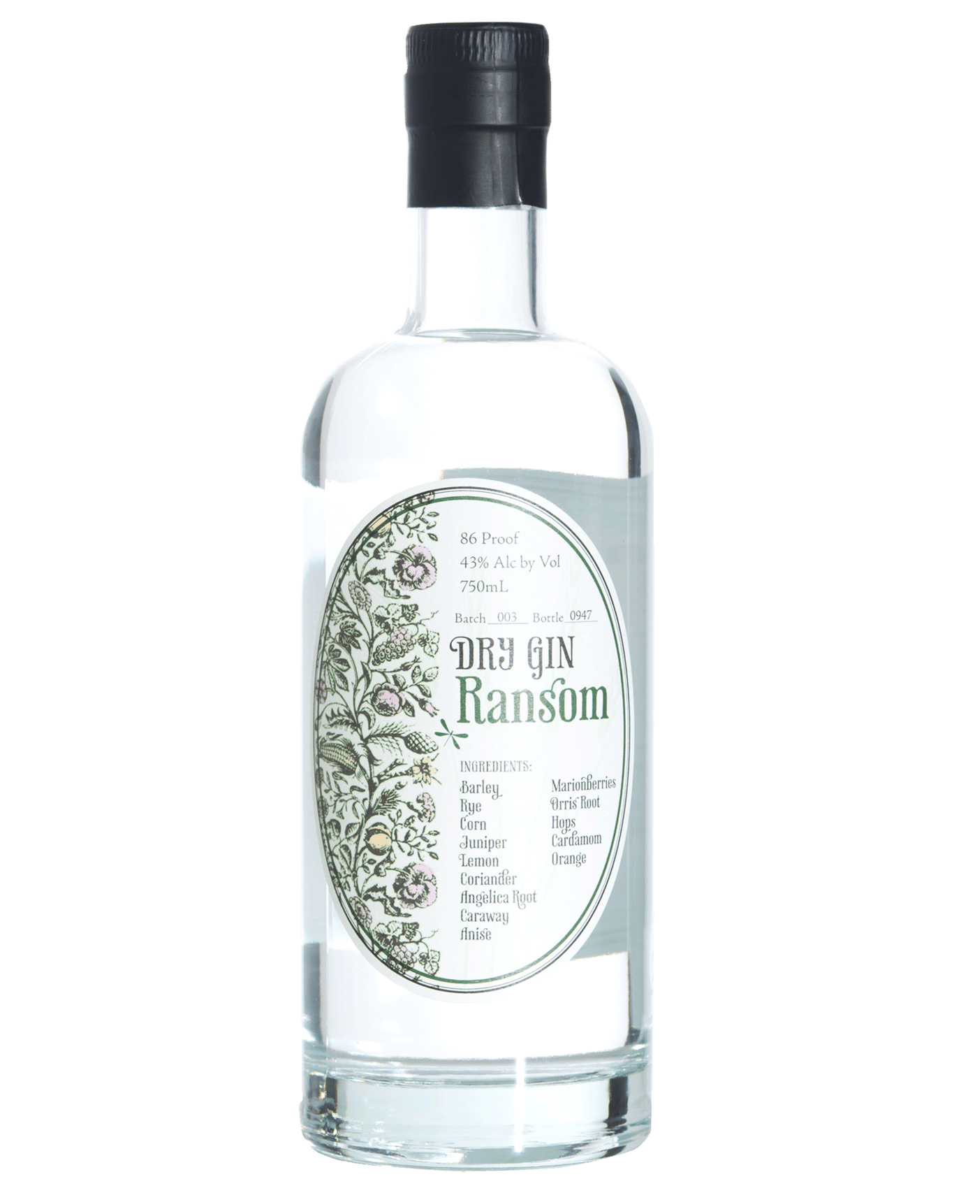 Buy Ransom Dry Gin 750ml Online @Lowest Price