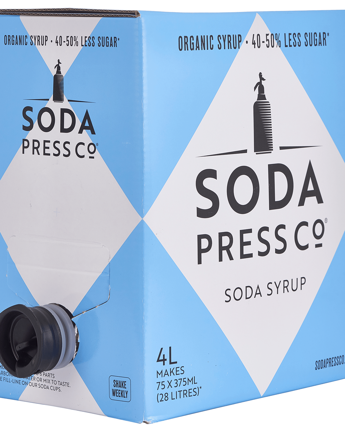 Buy Soda Press Co Blonde Cola (organic Soda & Mixing Syrup) 4 Litre Box ...