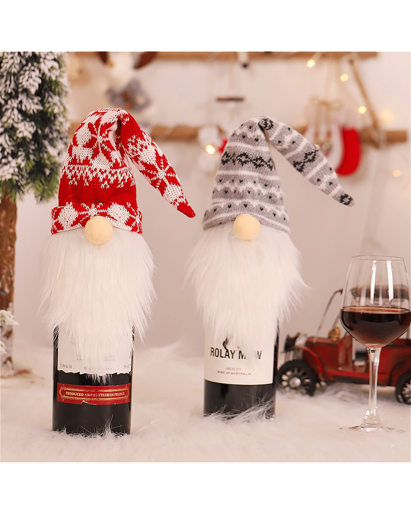 Buy Vinotopia Christmas Bottle Packaging Wine Gnomes Pack Online ...