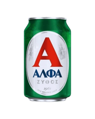 Buy Alfa Greek Beer Hellenic Larger Cans 330ml Online @Lowest Price