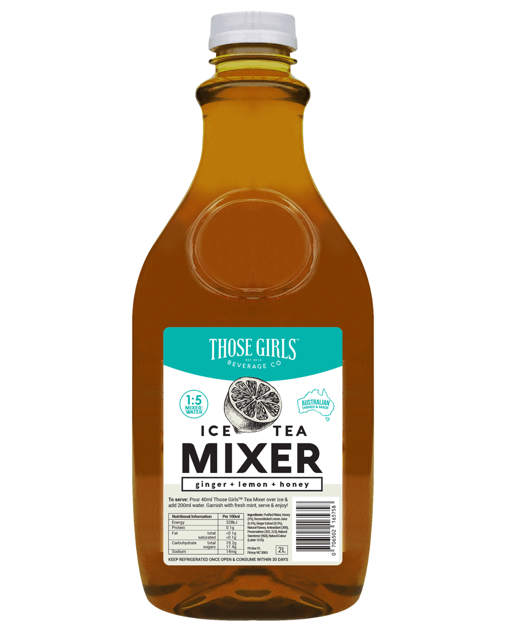 Buy Those Girls Beverage Iced Tea Mixer - Ginger Lemon Honey Online ...