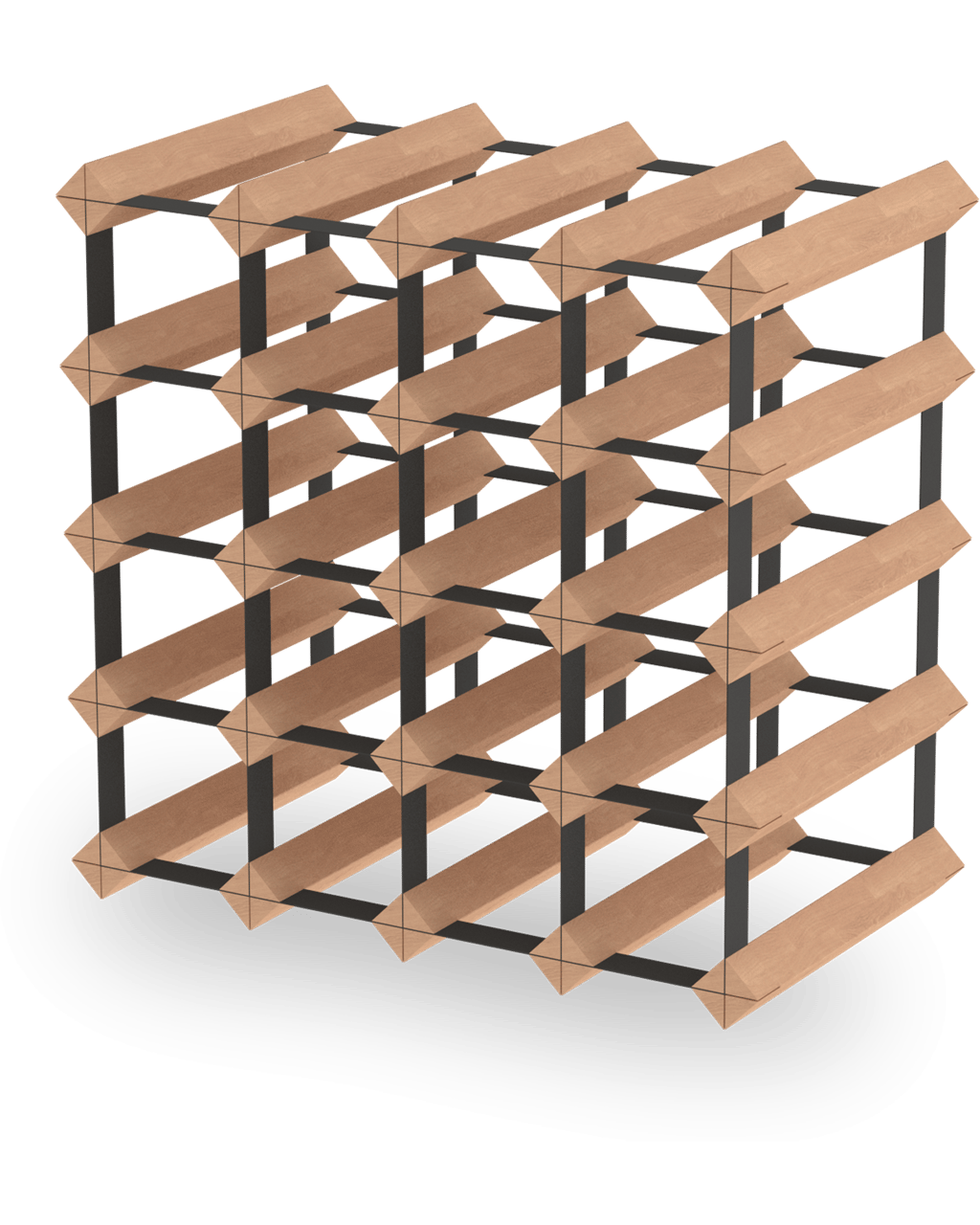 Buy Wine Stash 20 Bottle Timber Wine Rack - Assembled Online @Lowest Price