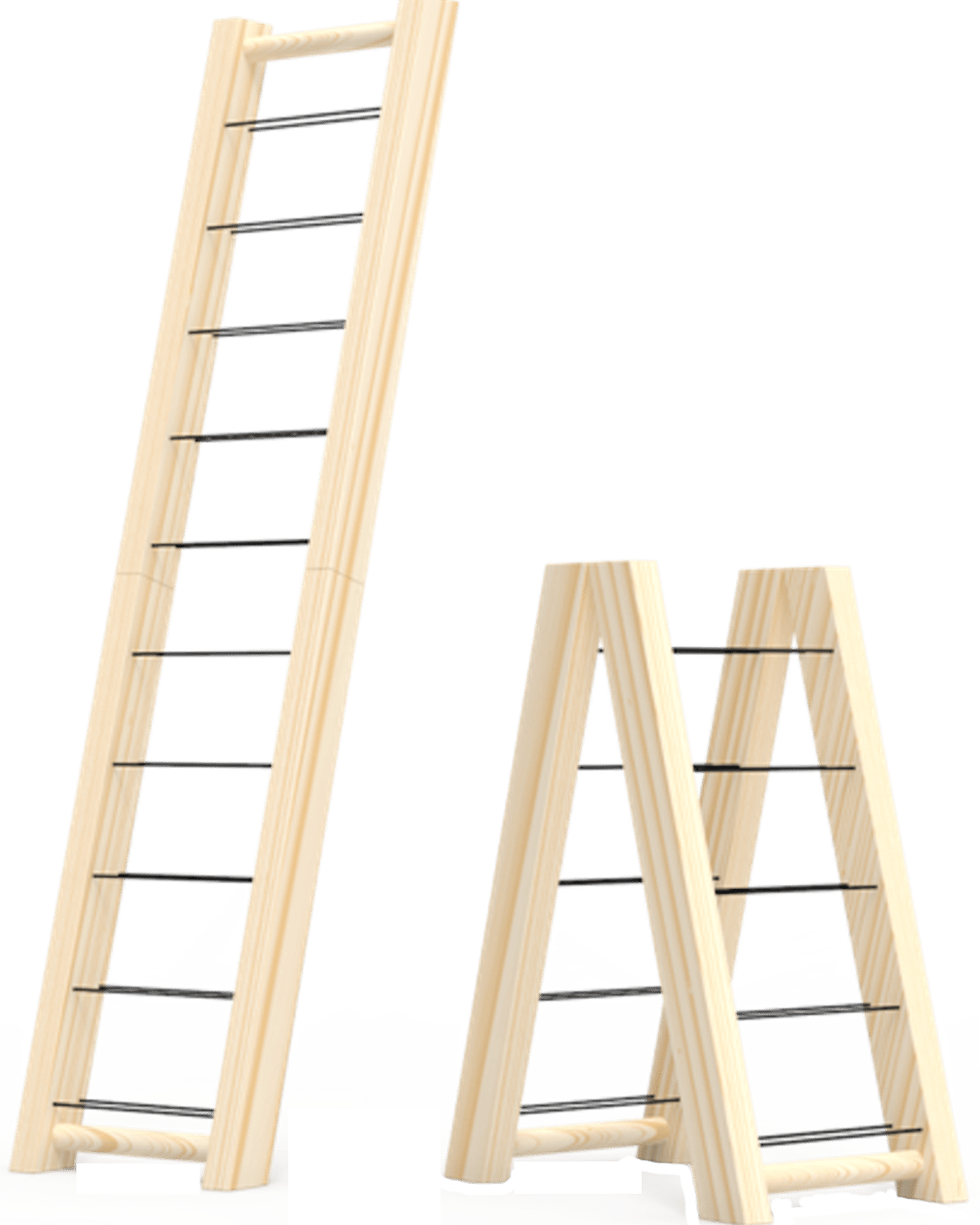 Buy Wine Stash 10 Bottle Foldable Ladder Wine Rack Online @Lowest Price