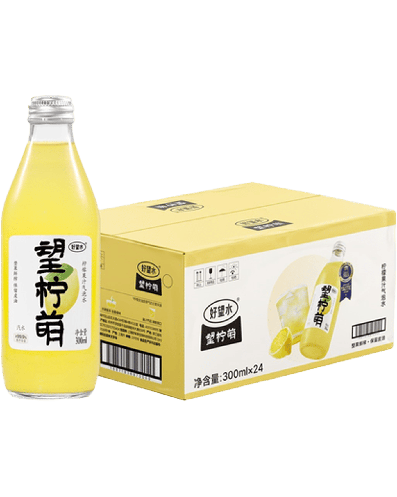 Buy Hope Water Sparkling Lemon Water 300ml Online @Lowest Price