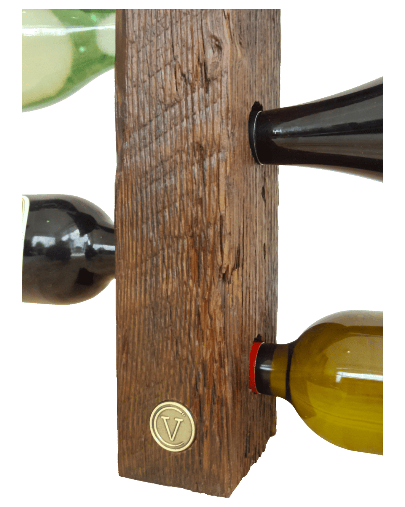 Buy Cellar V Recycled Timber Wall Mounted Wine Rack (12 Bottles) Online ...