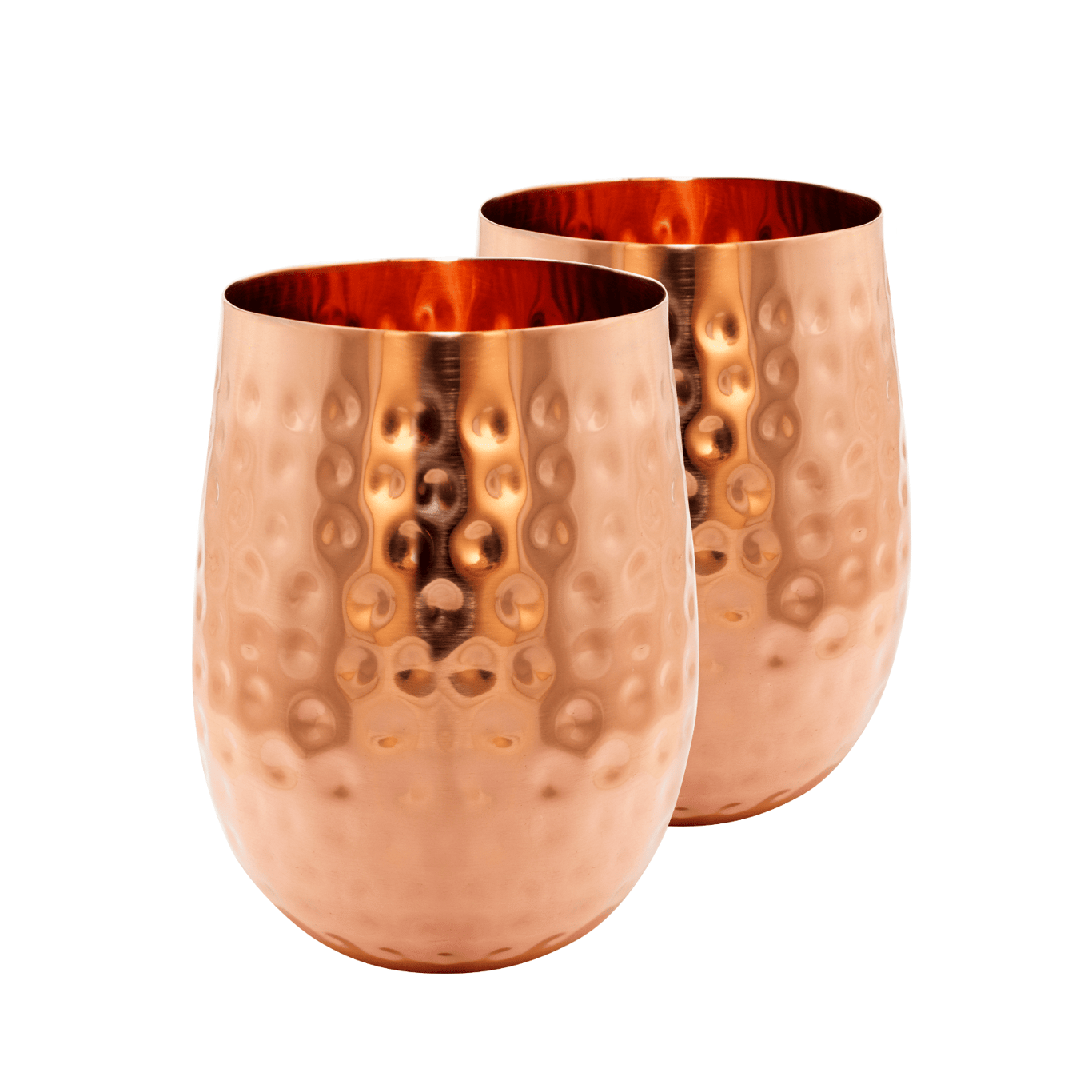 Buy Clinq Stemless Copper Wine Glasses Online @Lowest Price