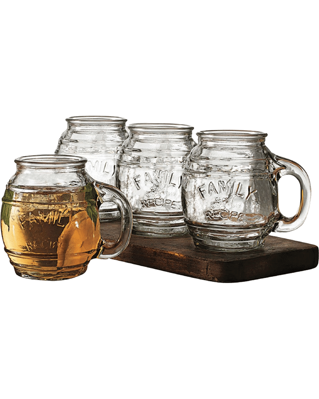 Buy Avanti 500ml Small Barrel Glass Mug - Set 4 Online @Lowest Price