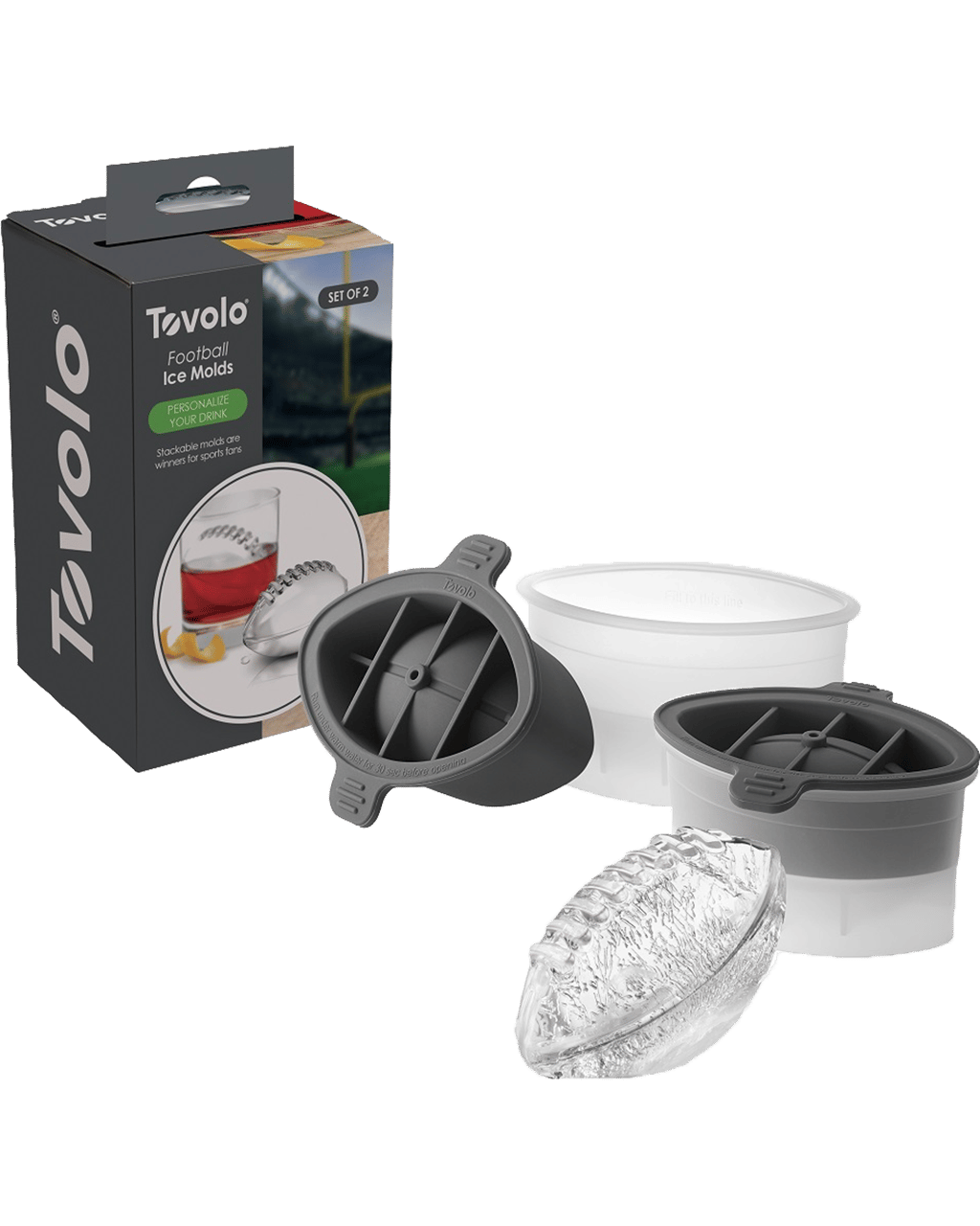 Buy Tovolo Football Ice Moulds - Set Of 2 Online @Lowest Price