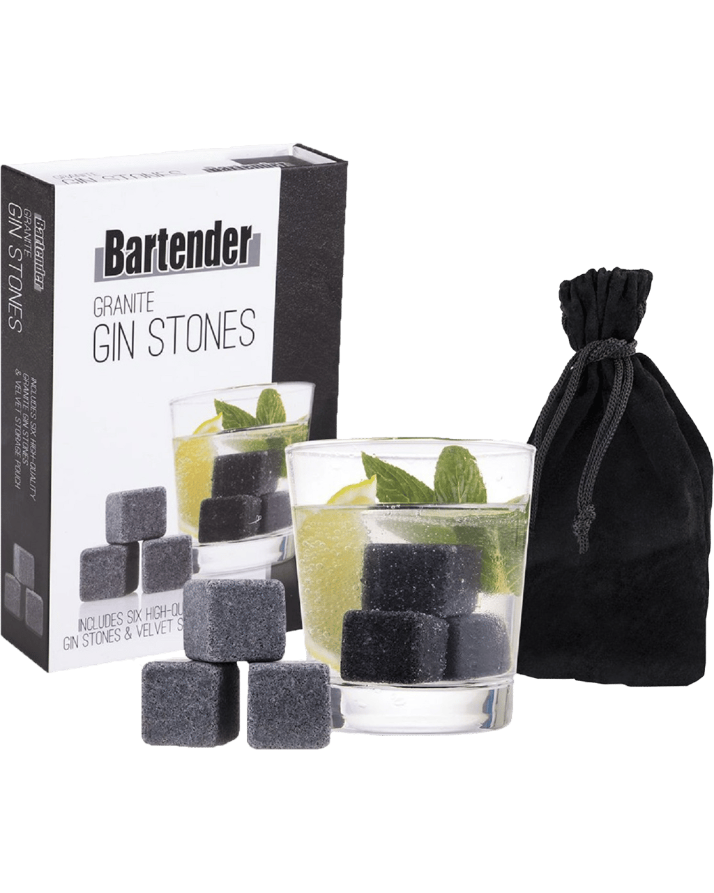 Buy Bartender Granite Gin Stones Set 6 Online @Lowest Price
