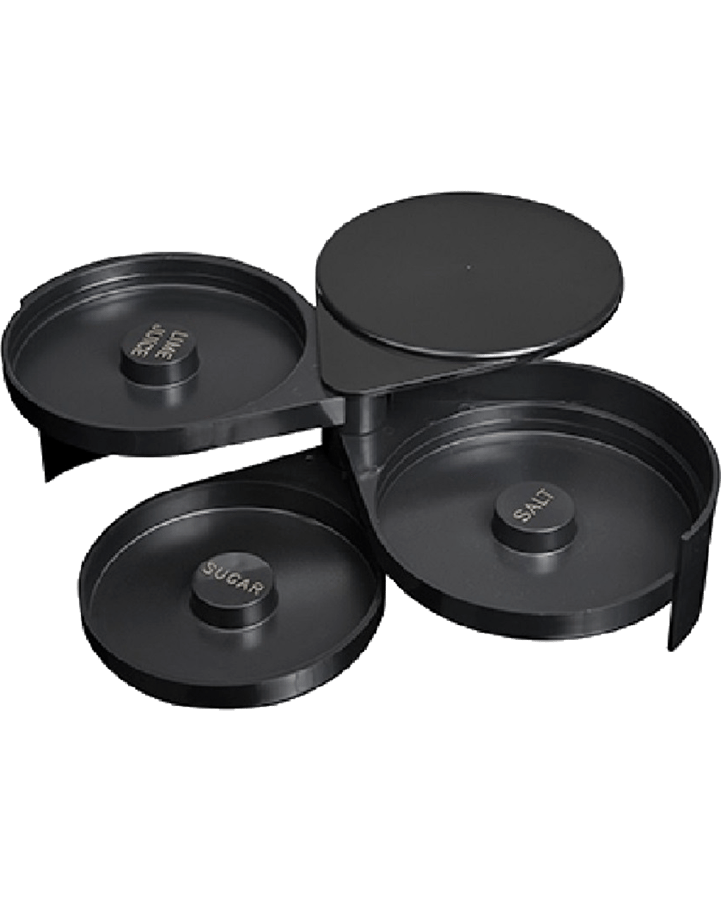 Buy Trenton 3 Tier Black Glass Rimmer Online @Lowest Price