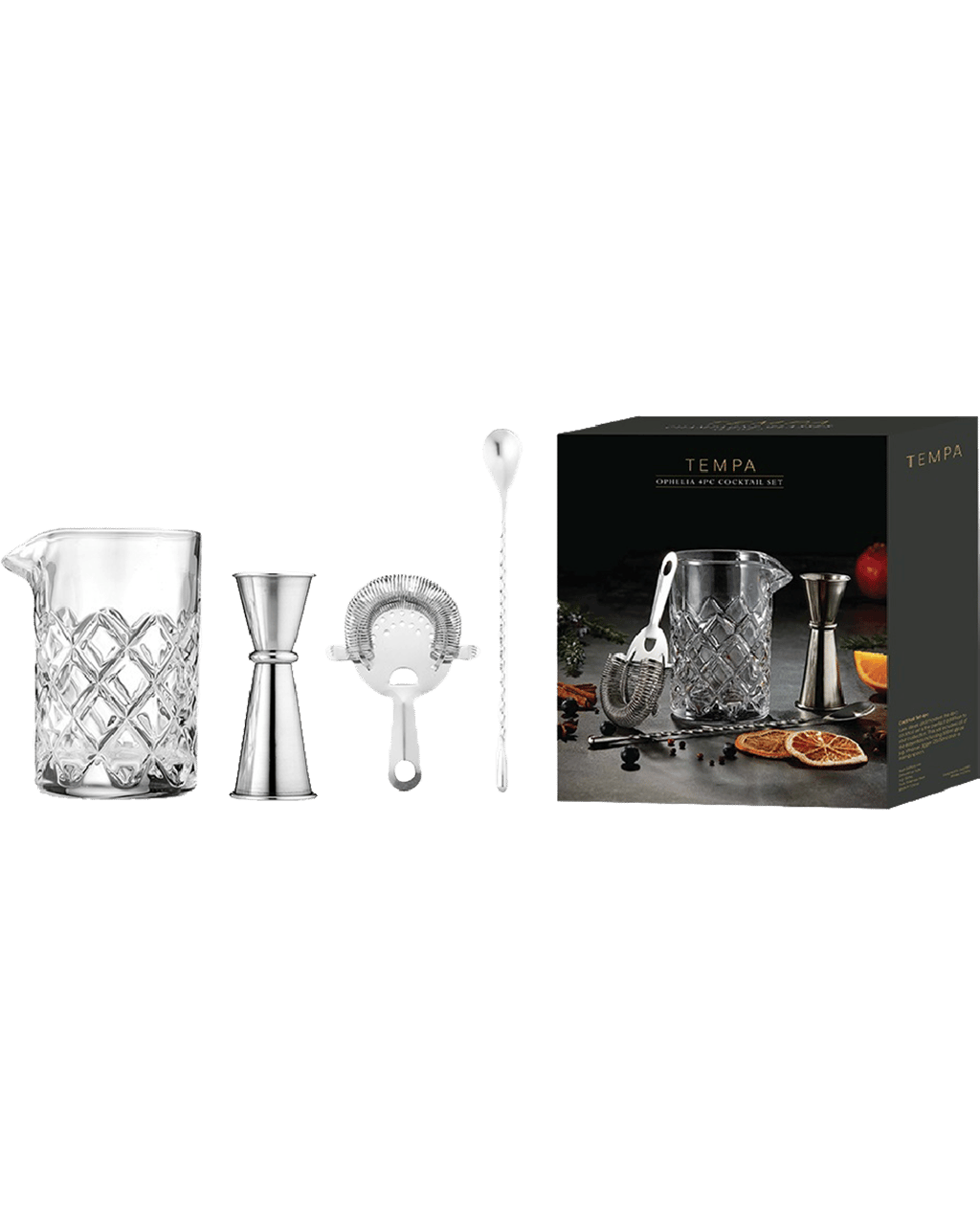 Buy Tempa Tempa Ophelia 4 Piece Cocktail Set Online @Lowest Price