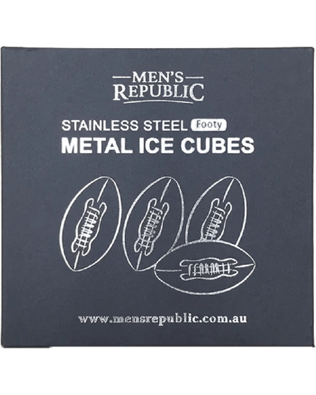 Buy Men's Republic Stainless Steel Football Ice Cubes Set Online ...
