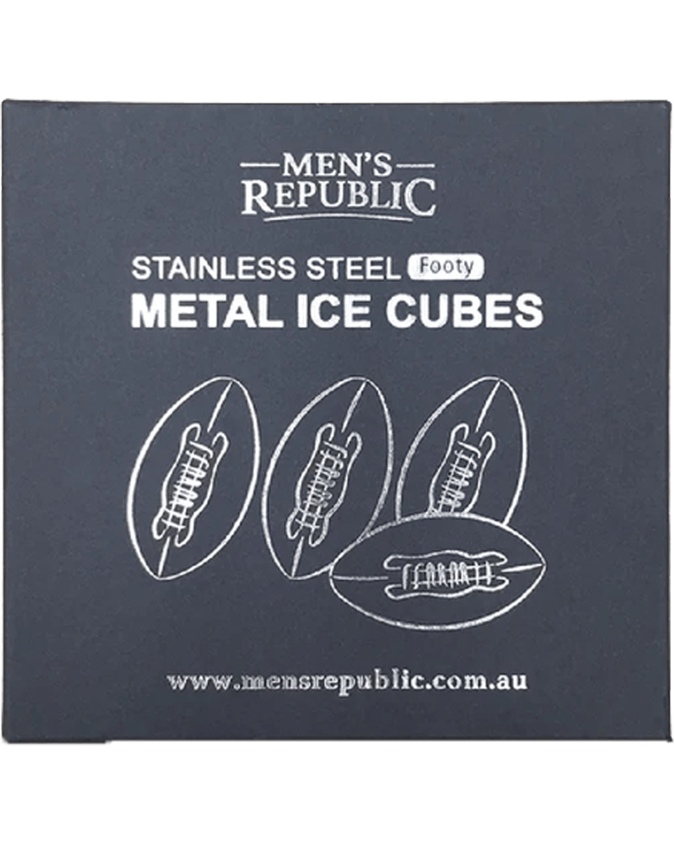 Buy Men's Republic Stainless Steel Football Ice Cubes Set Online ...