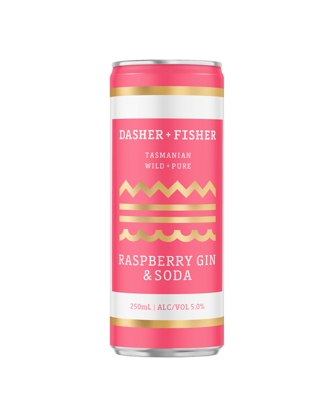 Buy Dasher + Fisher Raspberry Gin & Soda 250ml X 4 Online @Lowest Price