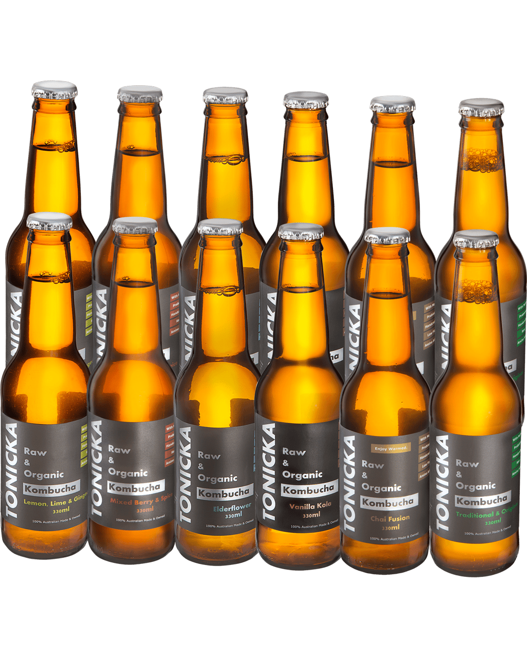 Buy Tonicka Kombucha Mix Box 2 Each Flavour Online @Lowest Price