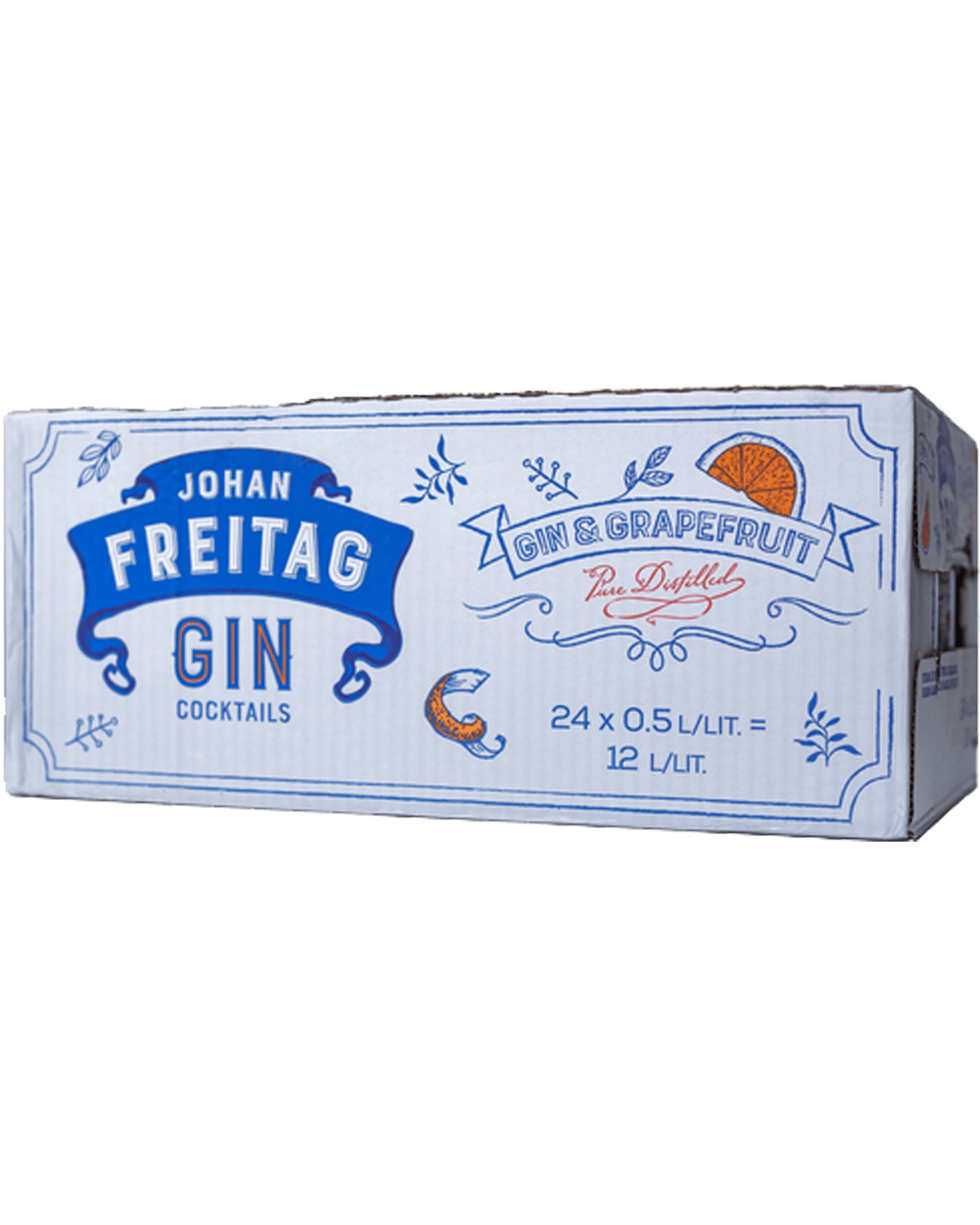 Buy Johan Freitag Premium Non-alcoholic Gin & Grapefruit Can 500ml ...