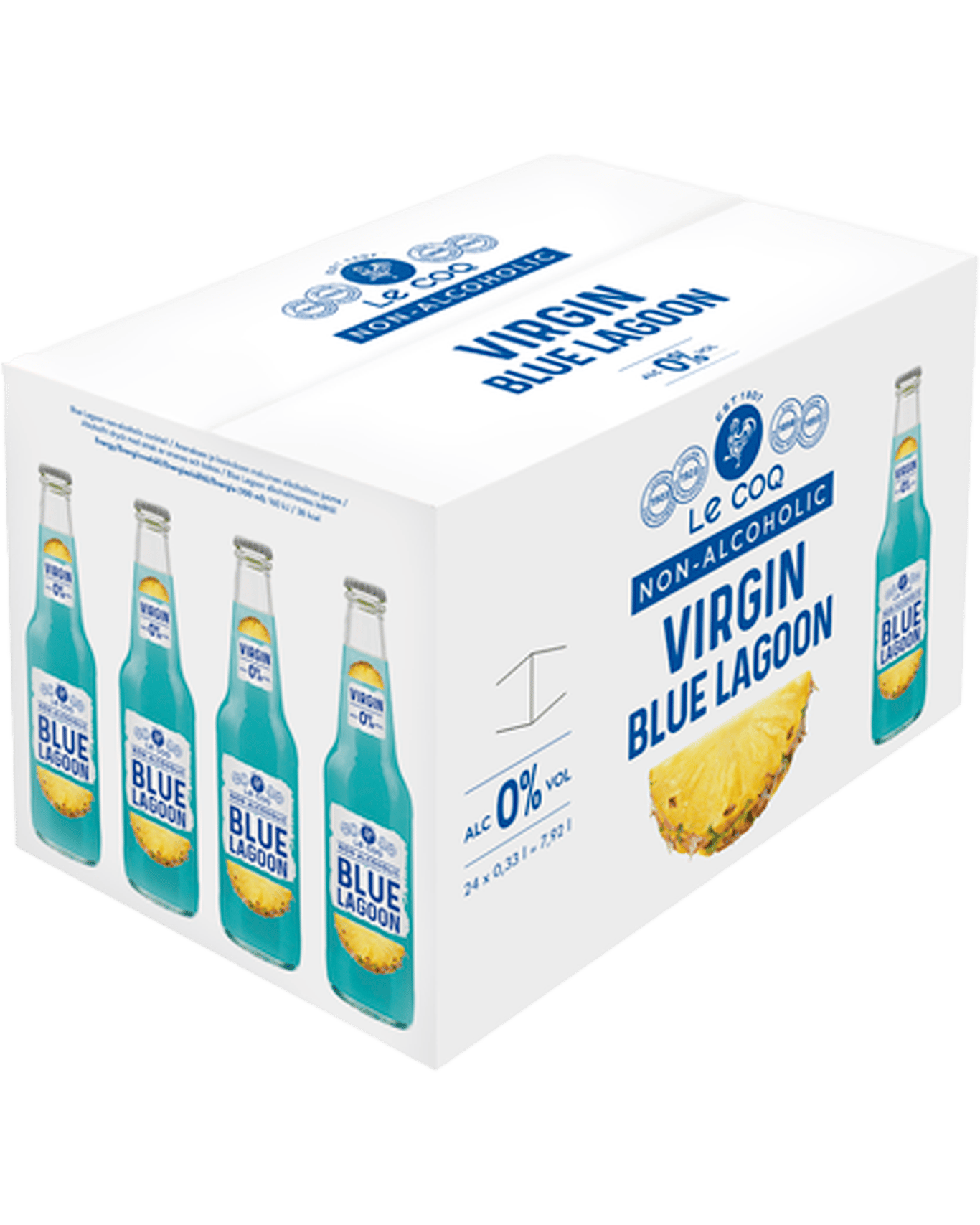 Buy A Le Coq Premium Virgin Blue Lagoon Non Alc Glass 330ml Online ...