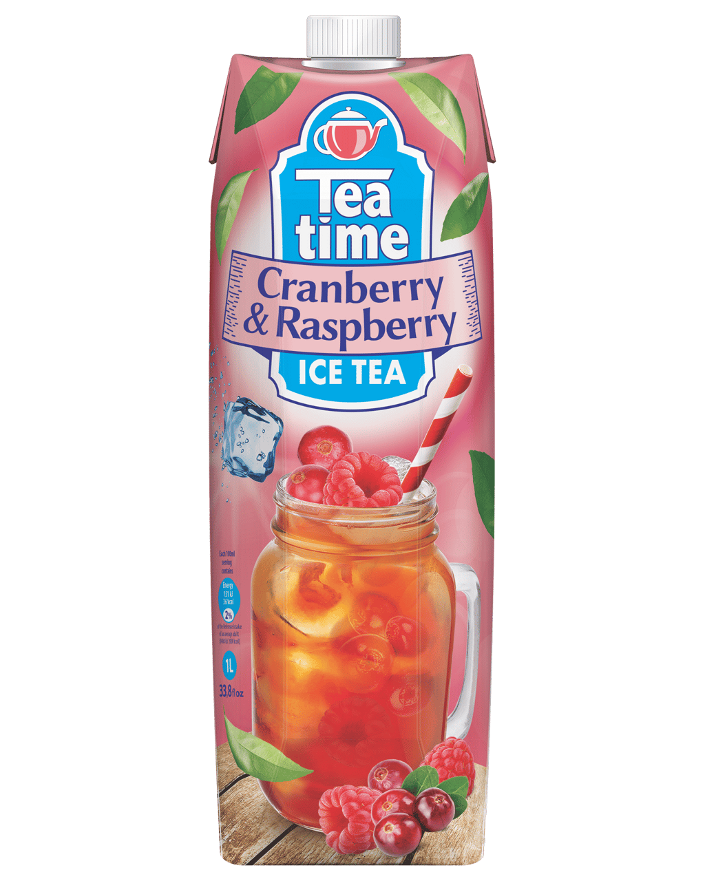 Buy Tea Time Cranberry & Raspberry Ice Tea 1l Online @Lowest Price