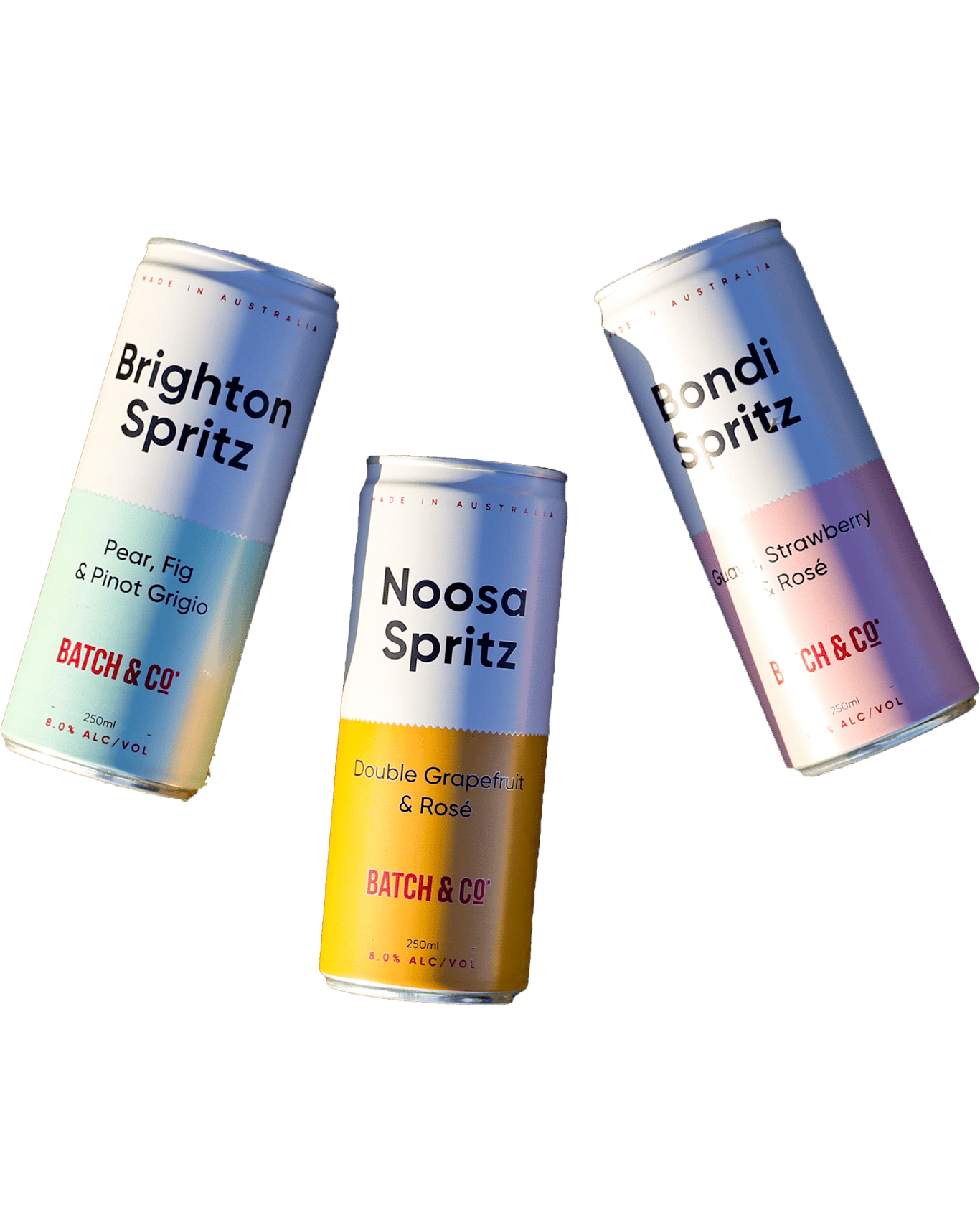 Buy Batch & Co Spritz Bundle Bondi, Brighton & Noosa Slim Line Can Pack ...