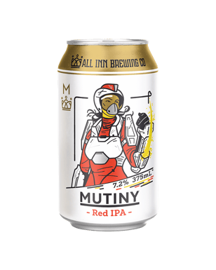 Buy All Inn Brewing Co Mutiny Red Ipa Cans 375ml Online @Lowest Price