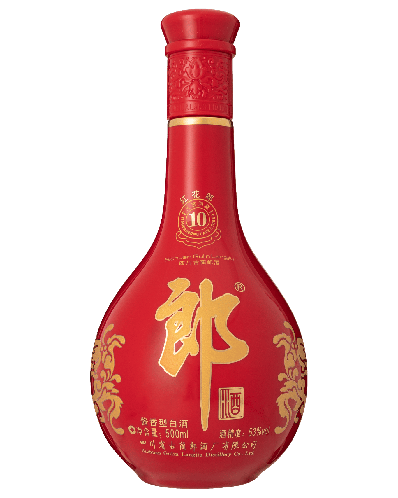 Buy Langjiu Honghua Lang 10 Year Old Premium Baijiu 500ml Online ...
