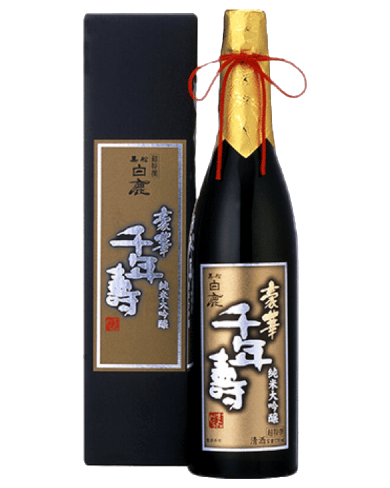 Buy Hakushika Chotokusen Kuromatsu Goka Sennenju Junmai Daiginjo Japanese Sake 720ml Online ...