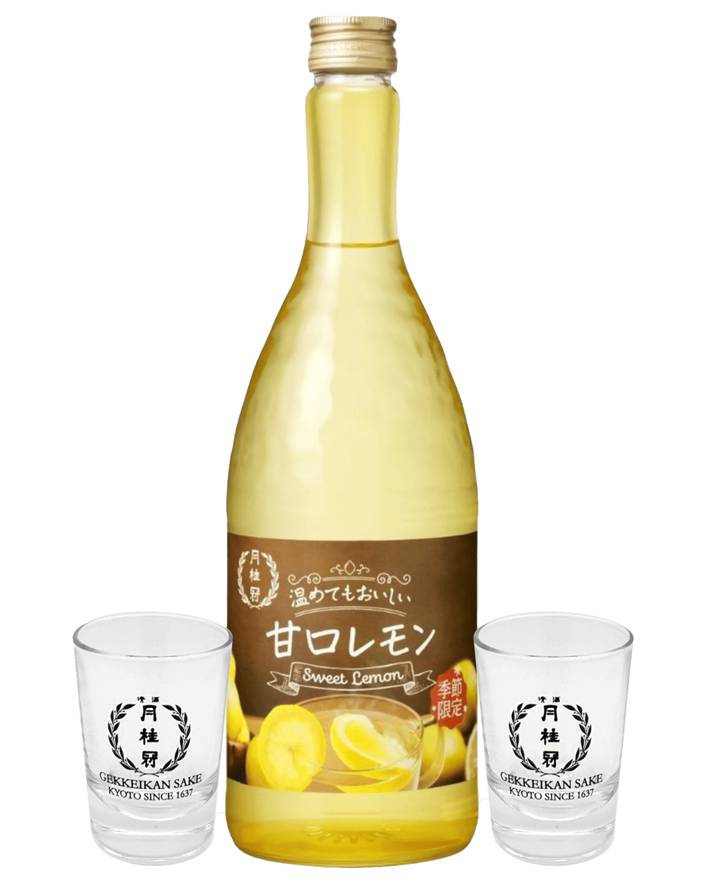 Buy Gekkeikan Sweet Lemon Sweet Liquor 720ml With Glass Online @Lowest ...