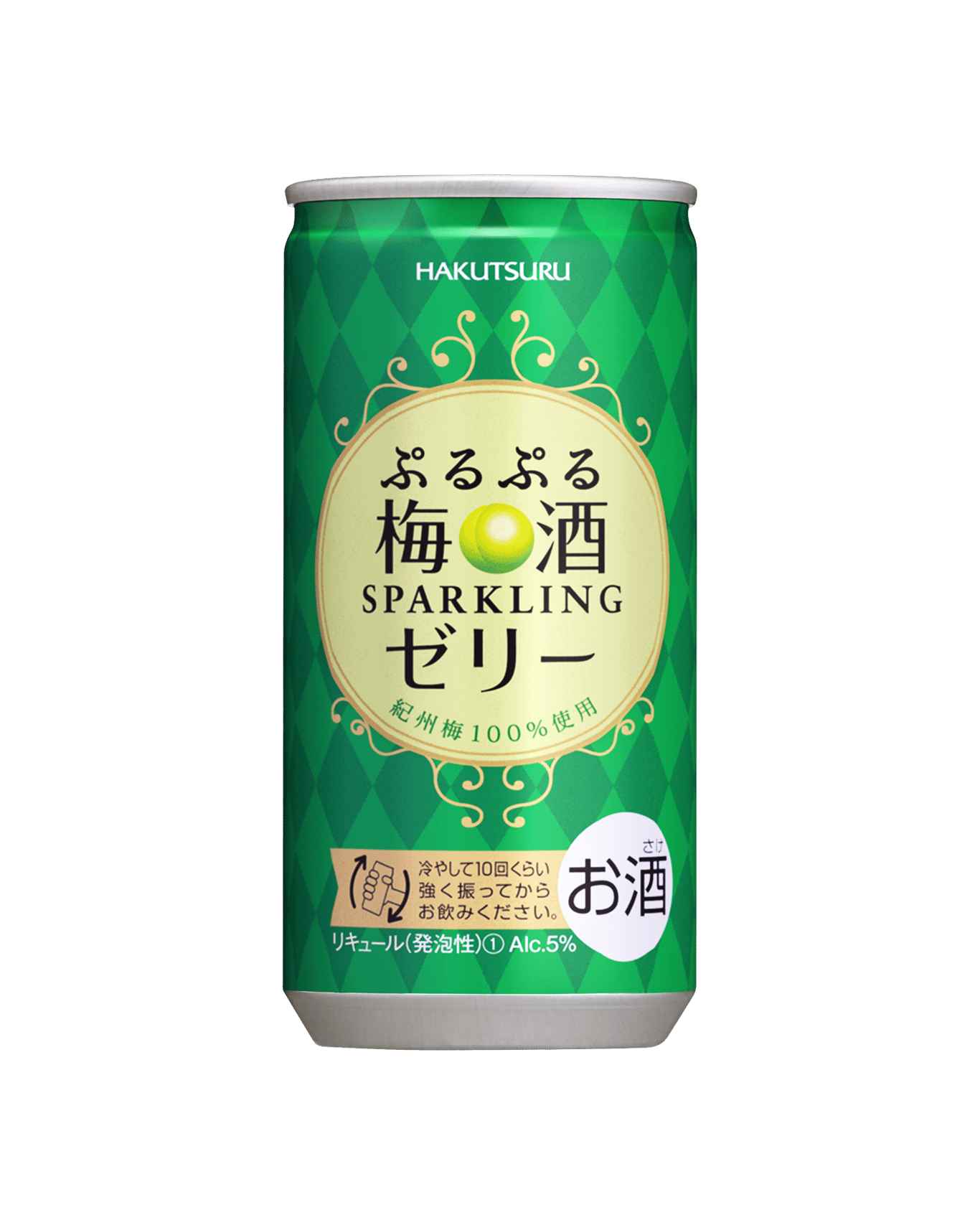 Buy Hakutsuru Puru Puru Sparkling Jelly Plum Ume Sake 190ml Cans Online ...