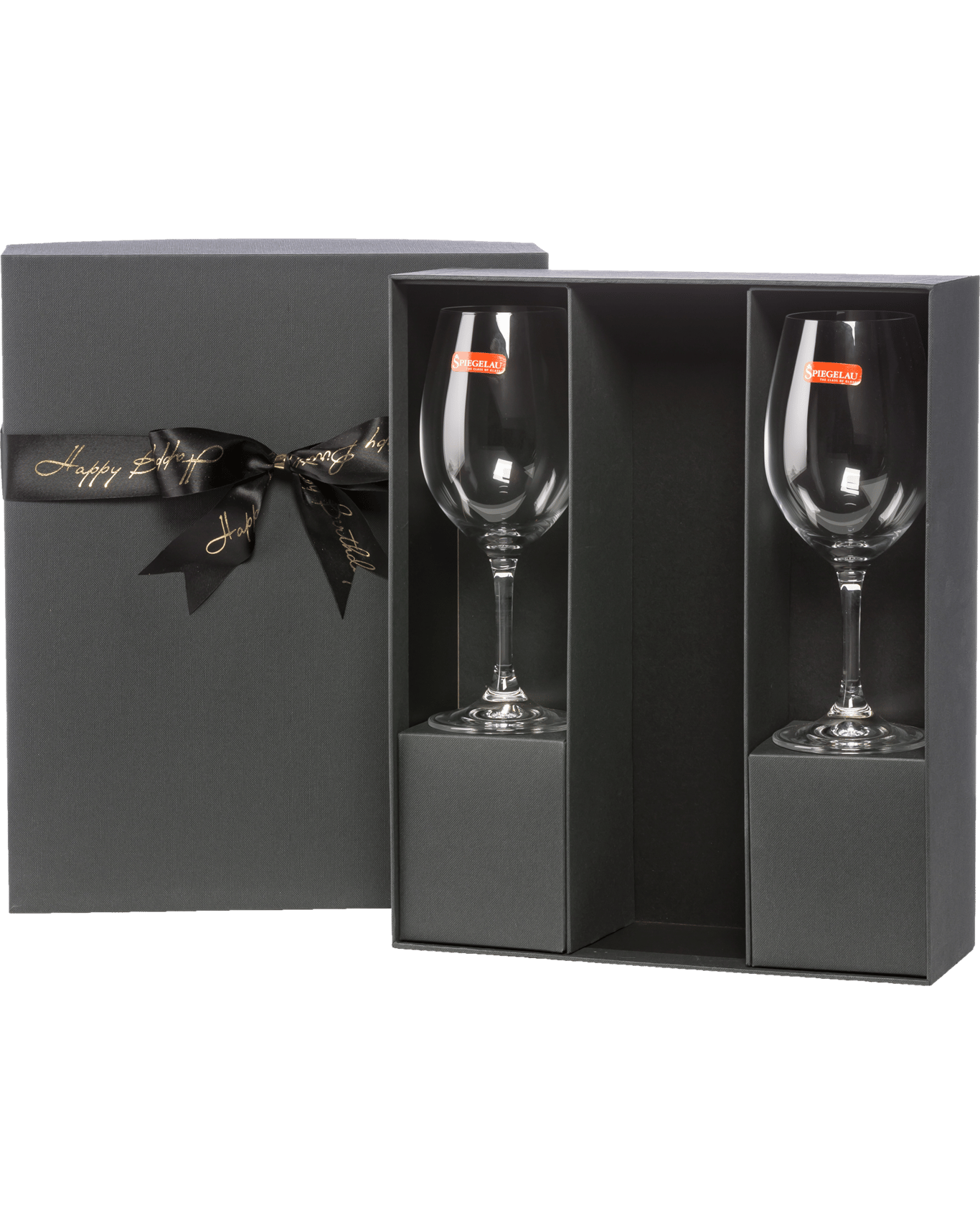 Buy Cellar 17 Premium Black Gift Box & Glasses Set Happy Birthday ...