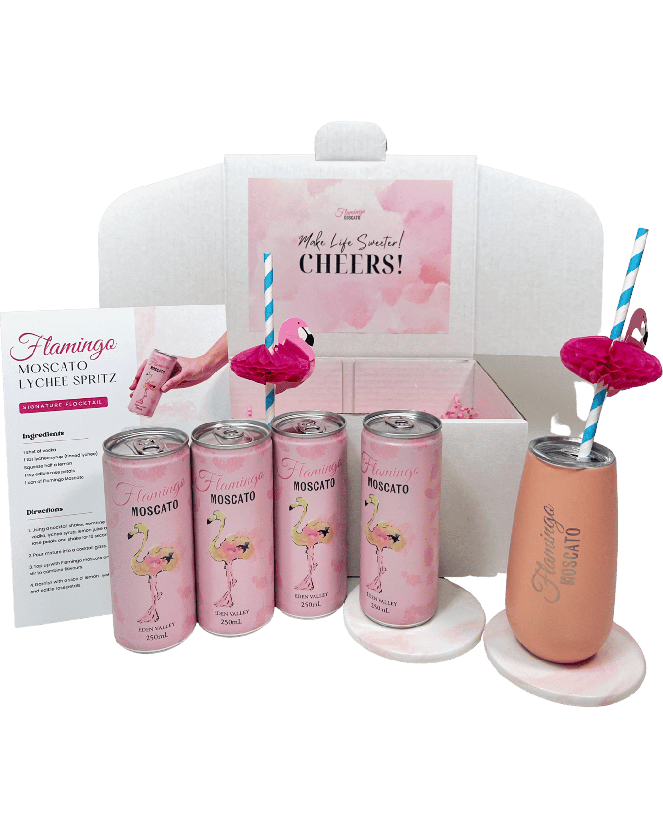 Buy Flamingo Moscato Make Life Sweeter Gift Box Online @Lowest Price