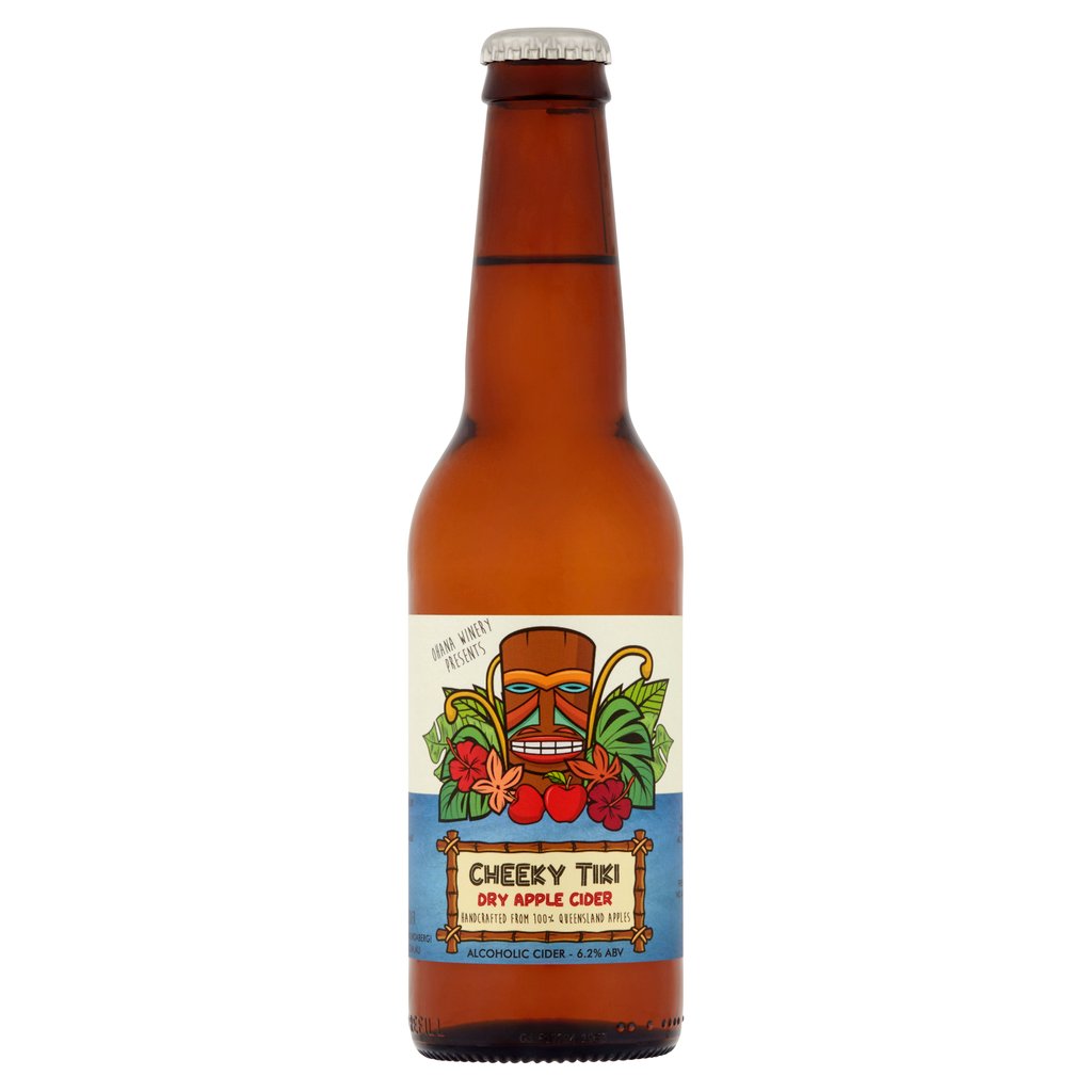 Buy Cheeky Tiki Cider Dry Apple 330ml Online (Low Prices) from Dan Murphy's
