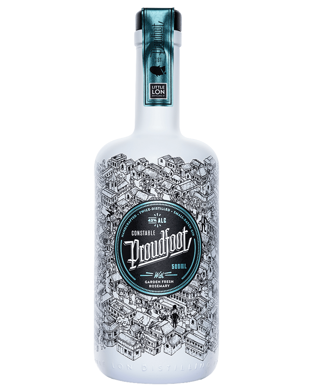 Buy Little Lon Distilling Co Constable Proudfoot Gin 500ml Online ...