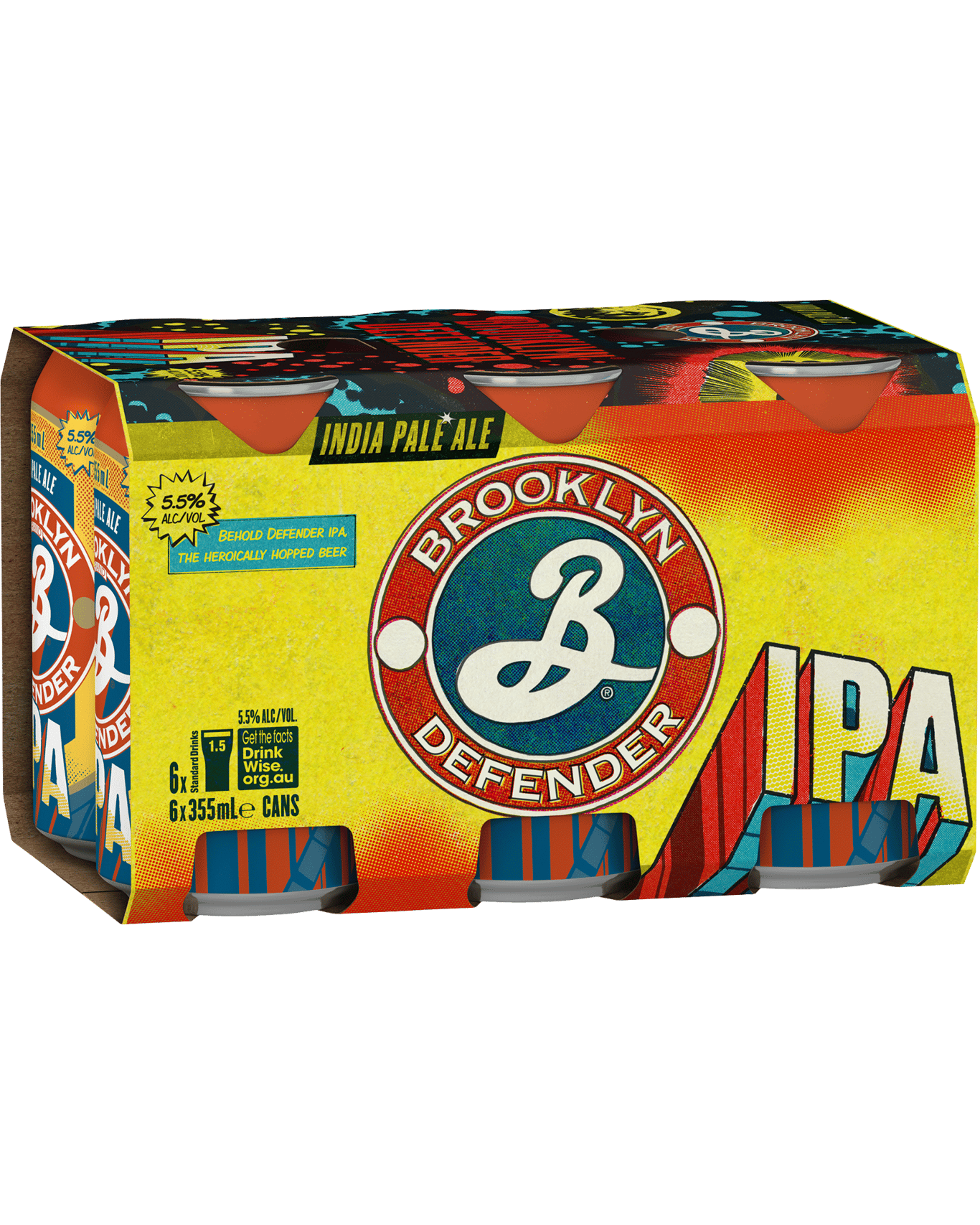Buy Brooklyn Defender Ipa Cans 355ml Online @Lowest Price