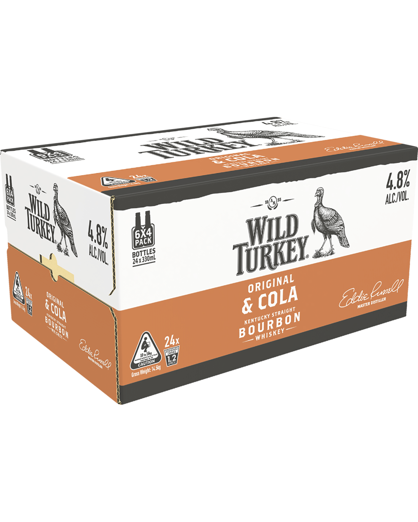 Buy Wild Turkey Bourbon And Cola Cans 375ml Online @Lowest Price