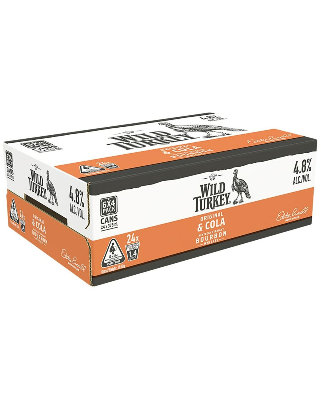 Wild Turkey Bourbon And Cola Cans 375ml (Unbeatable Prices): Buy Online ...