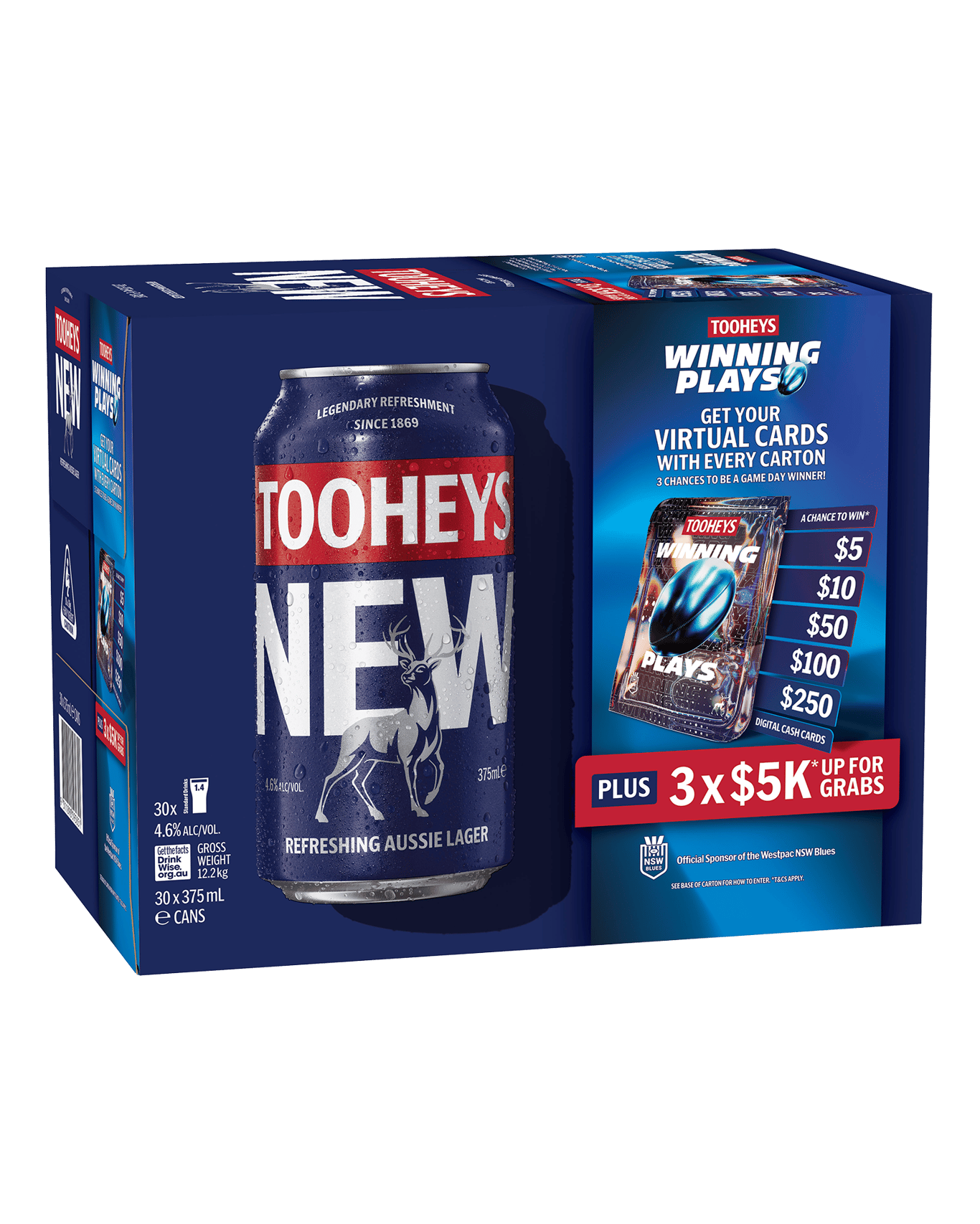 Buy Tooheys New Cans 375ml Online @Lowest Price
