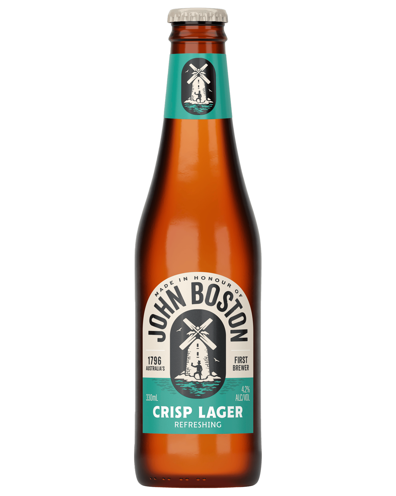 Buy John Boston Crisp Lager Bottle 330ml Online @Lowest Price
