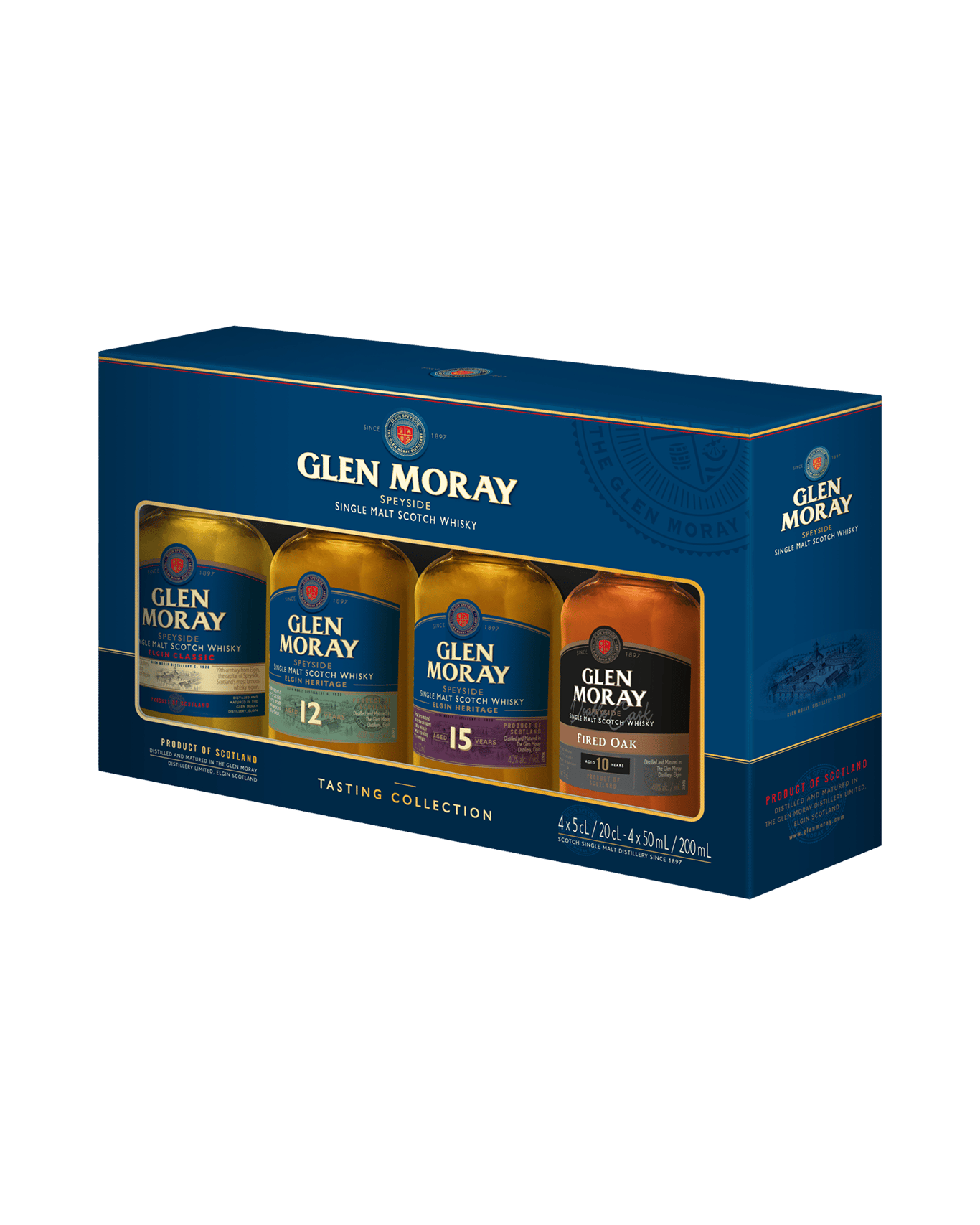 Buy Glen Moray Heritage Whisky 4x50ml Gift Pack Online @Lowest Price