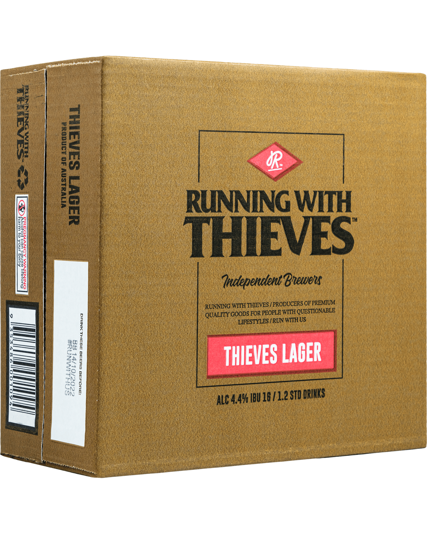 Buy Running With Thieves Lager (gold) 375ml Online @Lowest Price