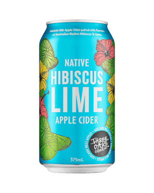 Buy Three Oaks Native Hibiscus Lime & Apple Cider 375ml Online @Lowest ...