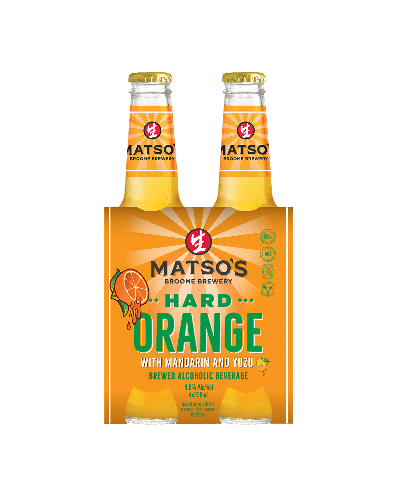Buy Matso's Hard Orange With Mandarin And Yuzu Bottle 330ml Online ...
