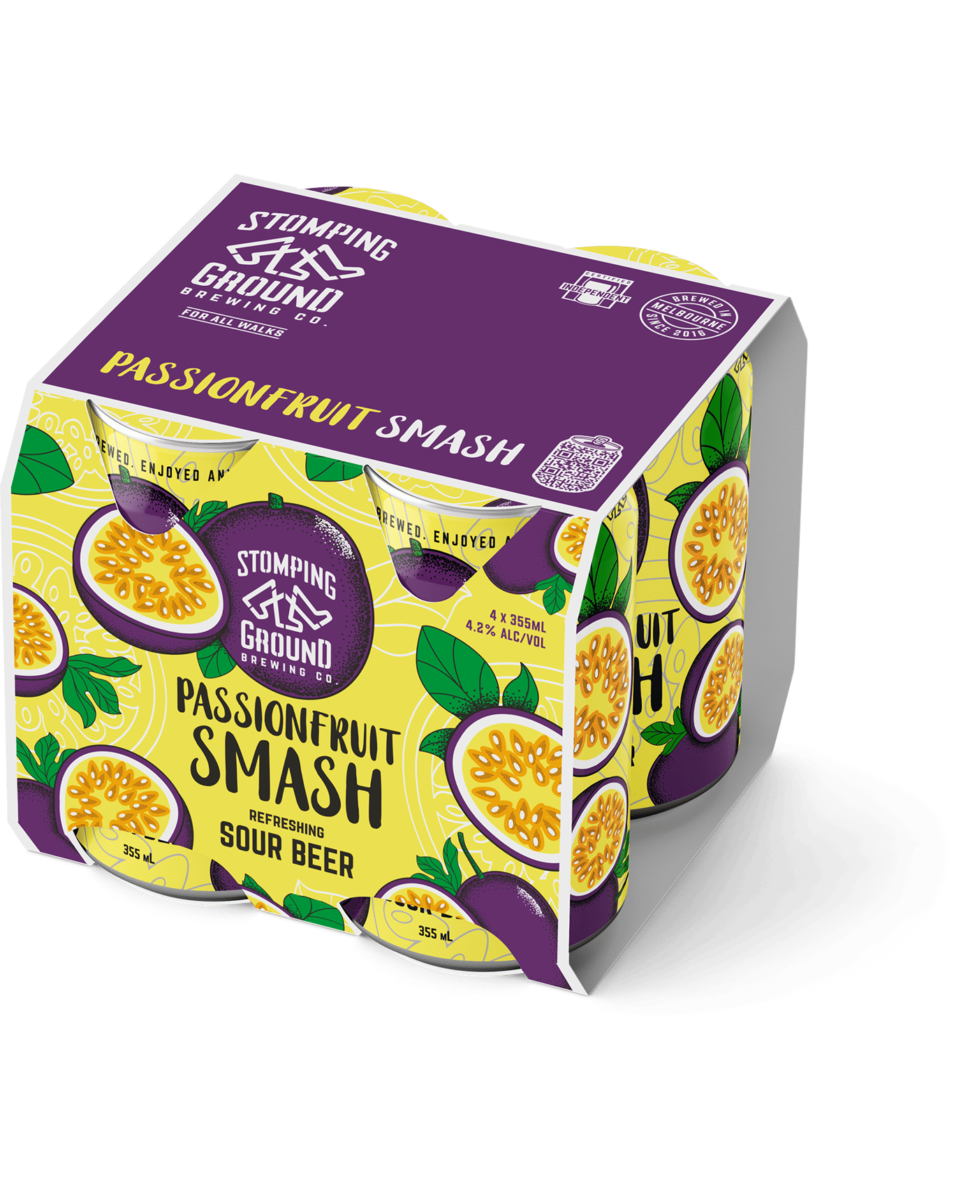 Buy Stomping Ground Passionfruit Smash Sour Beer Cans 355ml Online ...