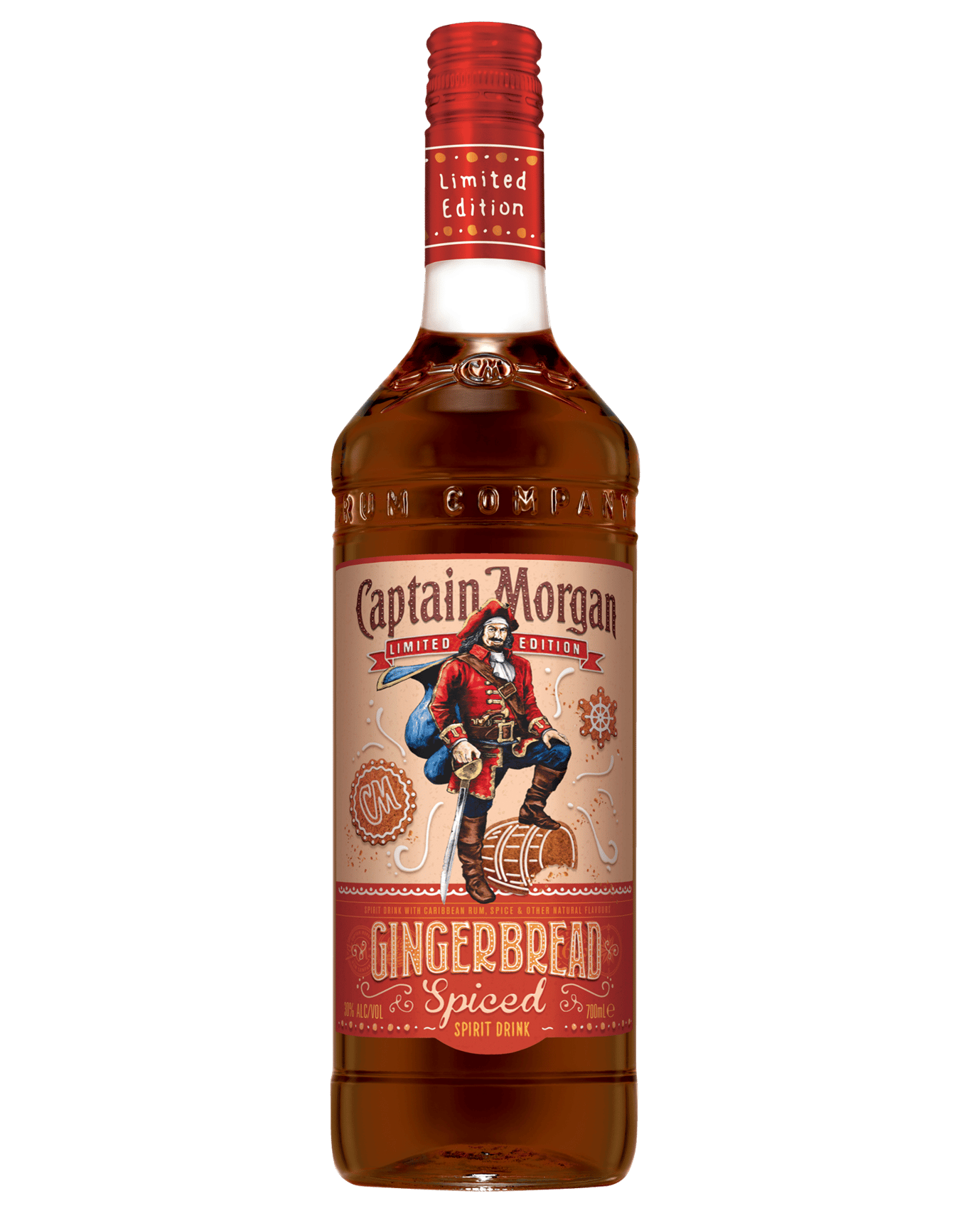 Buy Captain Morgan Limited Edition Gingerbread Spiced 700ml Online ...