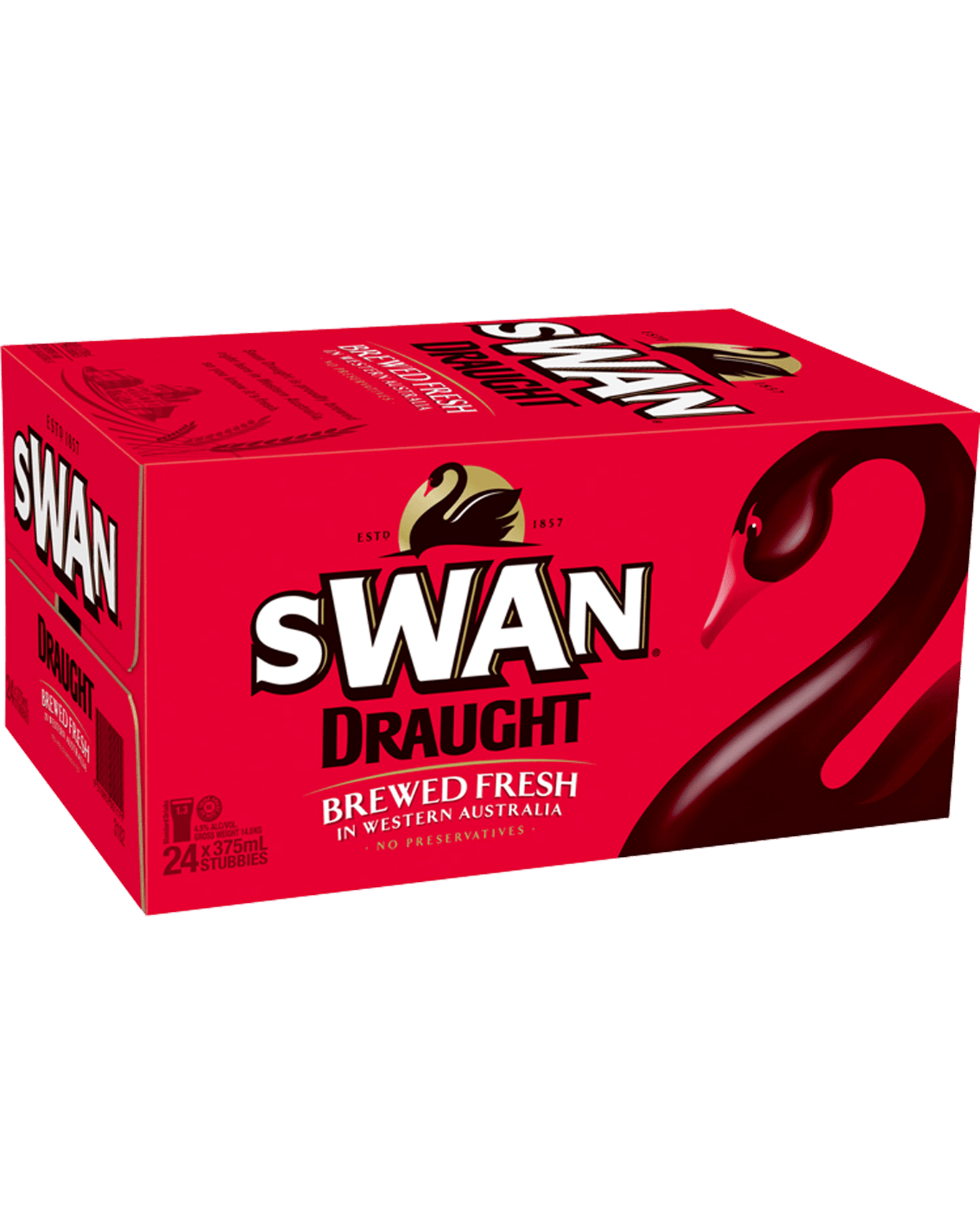 Buy Swan Draught Lager Bottles 375ml Online @Lowest Price