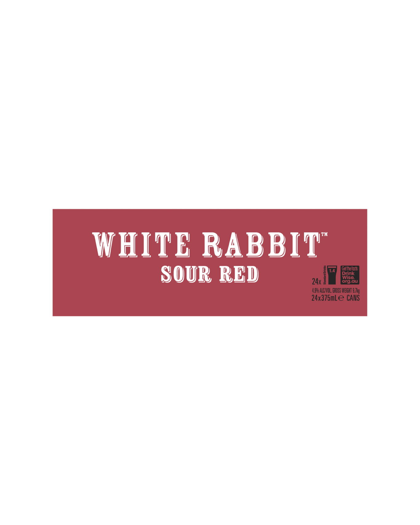 Buy White Rabbit Sour Red 24x375ml Can Carton Online @Lowest Price