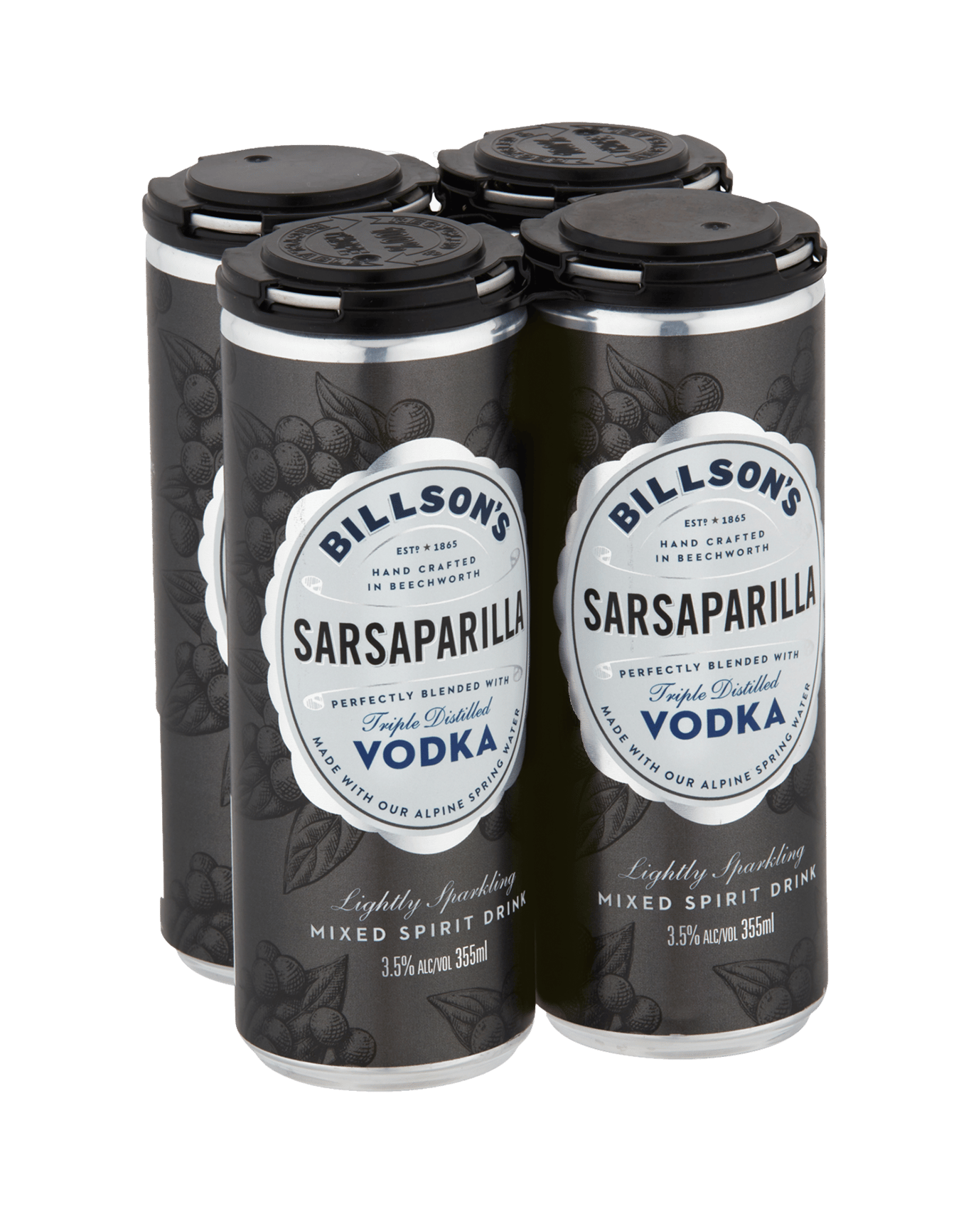Buy Billson's Vodka With Sarsaparilla Cans 355ml Online @Lowest Price
