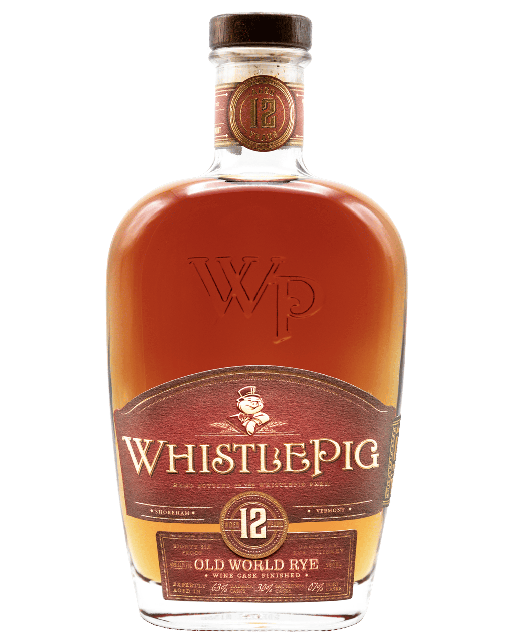 Buy Whistle Pig 12 Year Old Rye Whiskey 750ml Online @Lowest Price