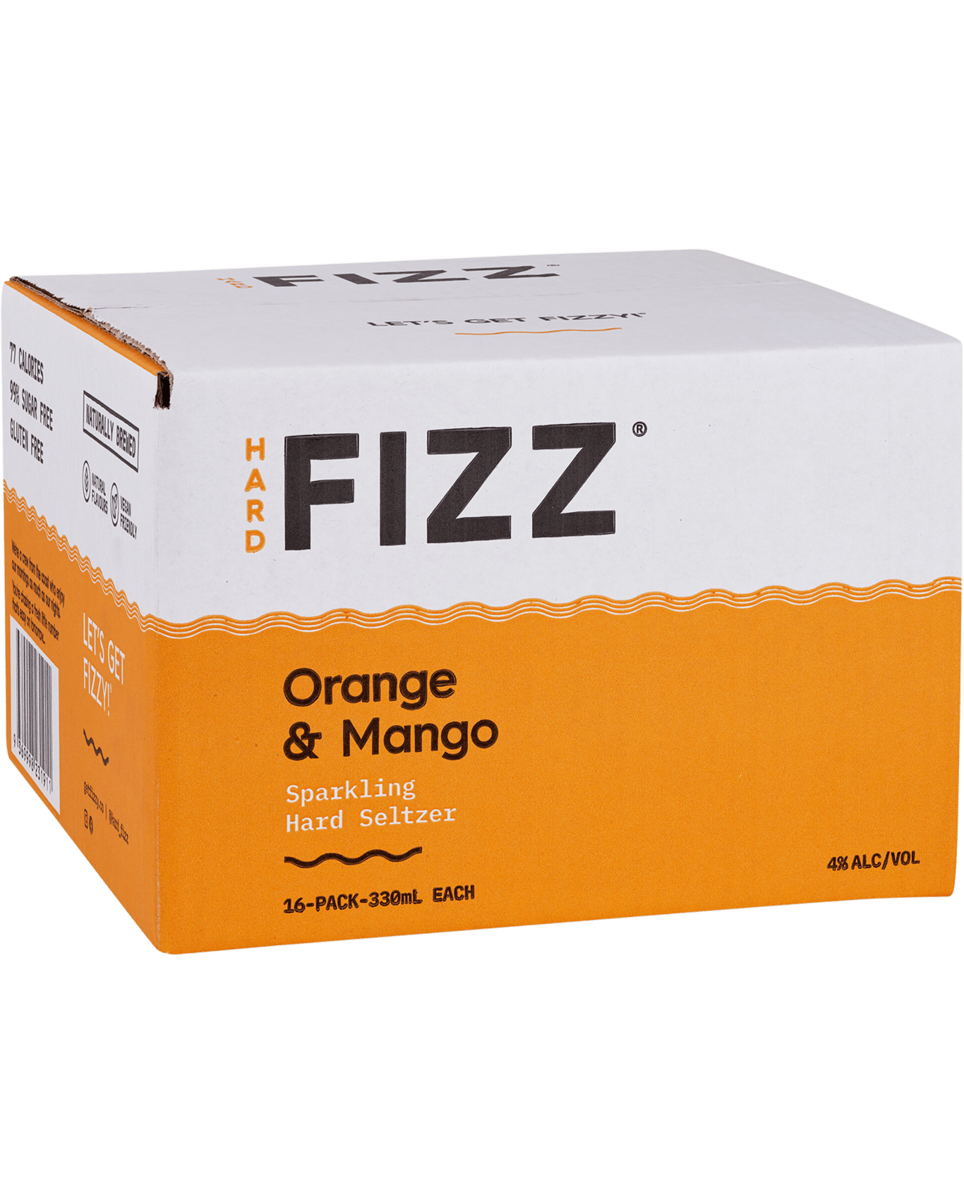 Buy Hard Fizz Orange & Mango Seltzer Can 330ml Online @Lowest Price