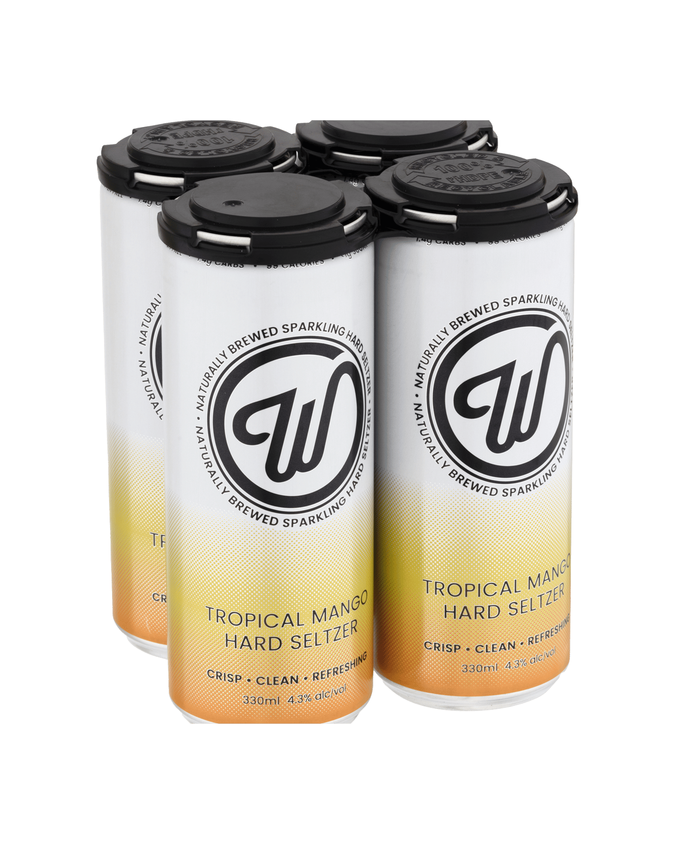 W Seltzer Tropical Mango Cans 330ml (Unbeatable Prices): Buy Online ...