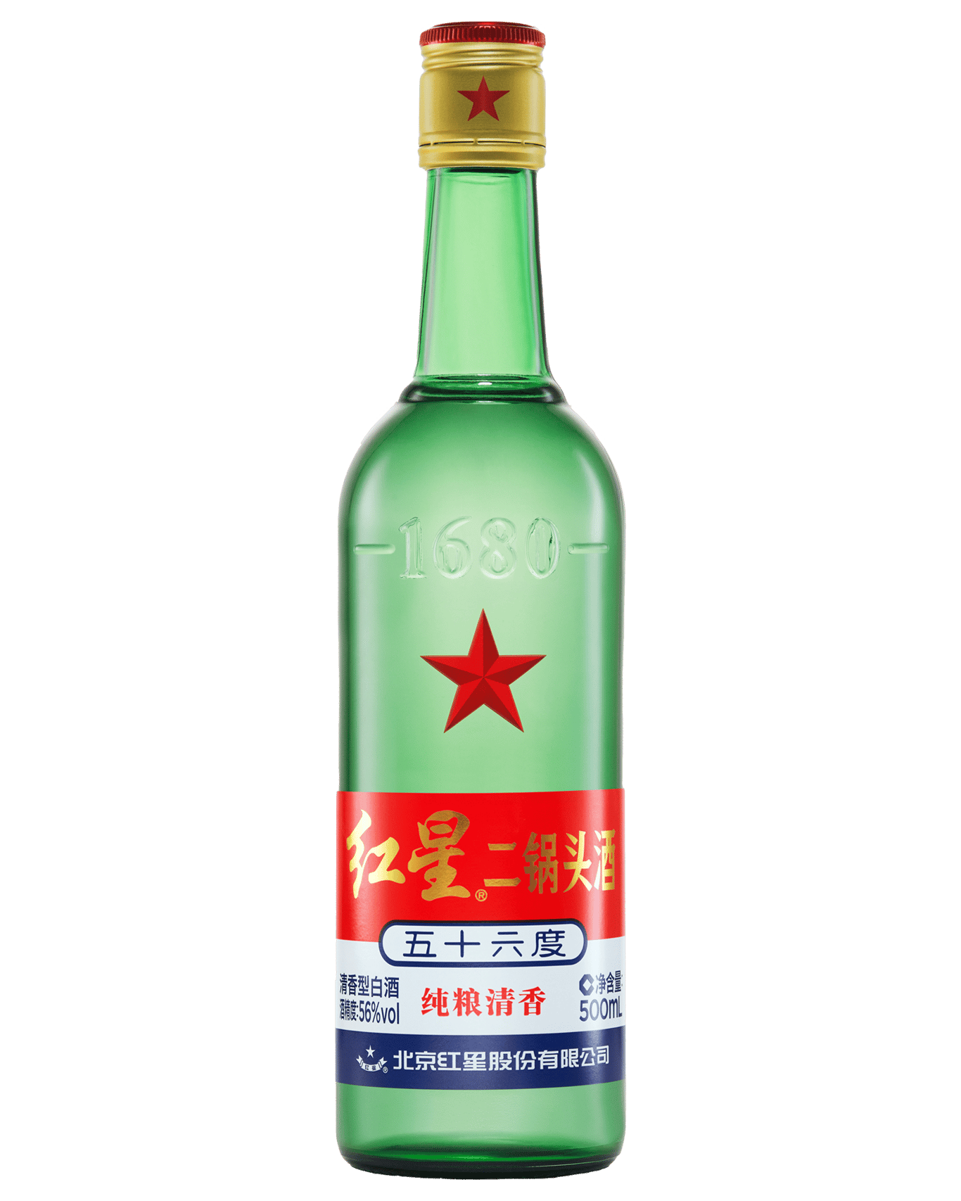 Buy Red Star Erguotou Baijiu 56% 500ml Online @Lowest Price